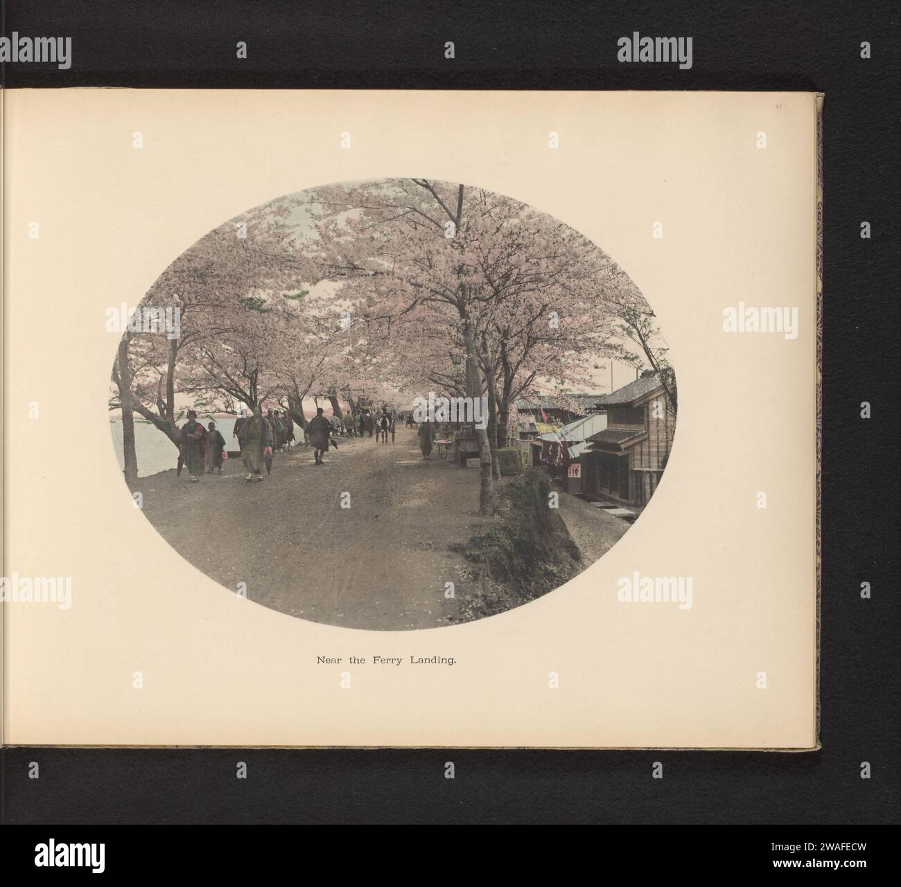 Laan with Japanese Siertersen along the banks of the Sumida River in ...