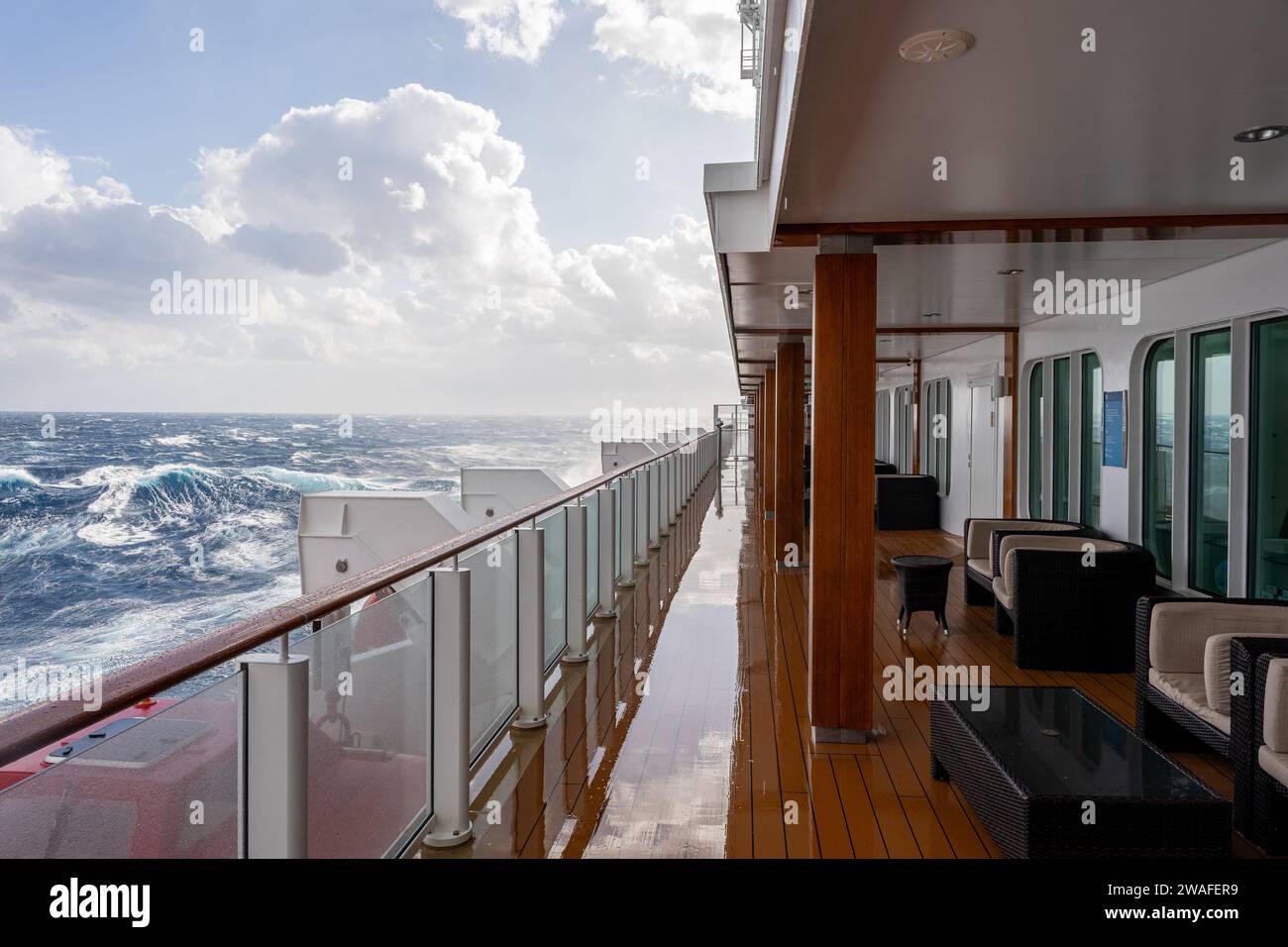 Aerial view of ship deck hi-res stock photography and images - Alamy