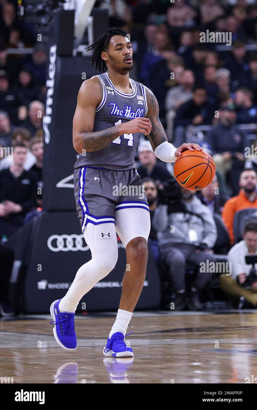 PROVIDENCE, RI - JANUARY 03: Seton Hall Pirates guard Dre Davis (14 ...