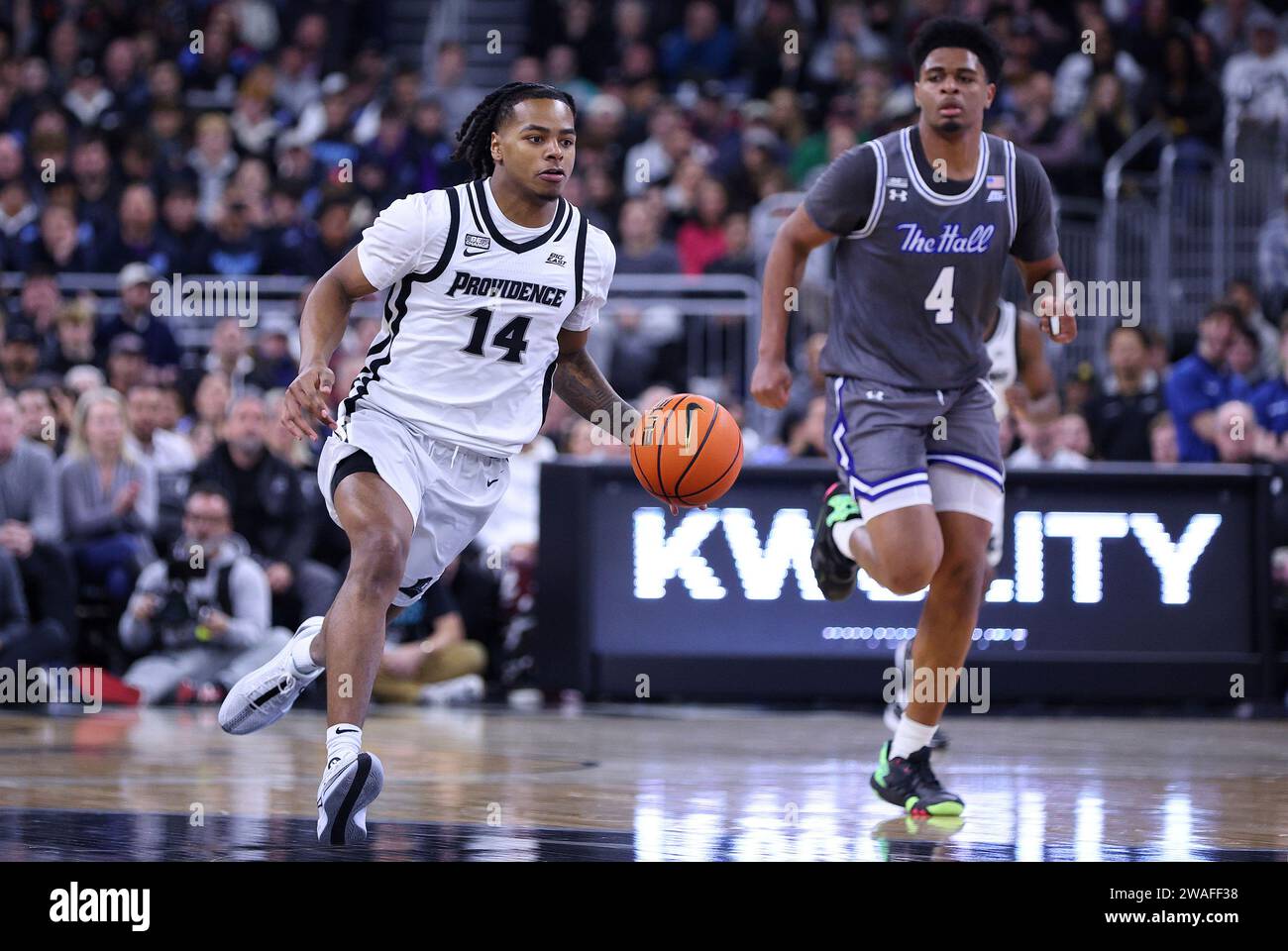 PROVIDENCE, RI - JANUARY 03: Providence Friars guard Corey Floyd Jr ...