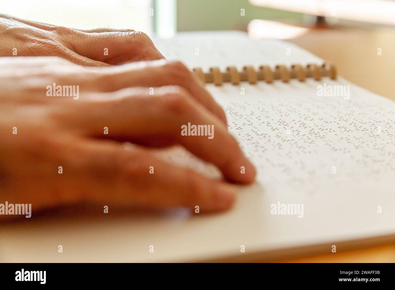 Tactile blind reading book hi-res stock photography and images - Alamy