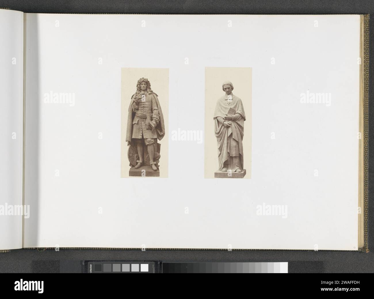 GIPs fashion models for sculptures on the Palais du Louvre: left ...