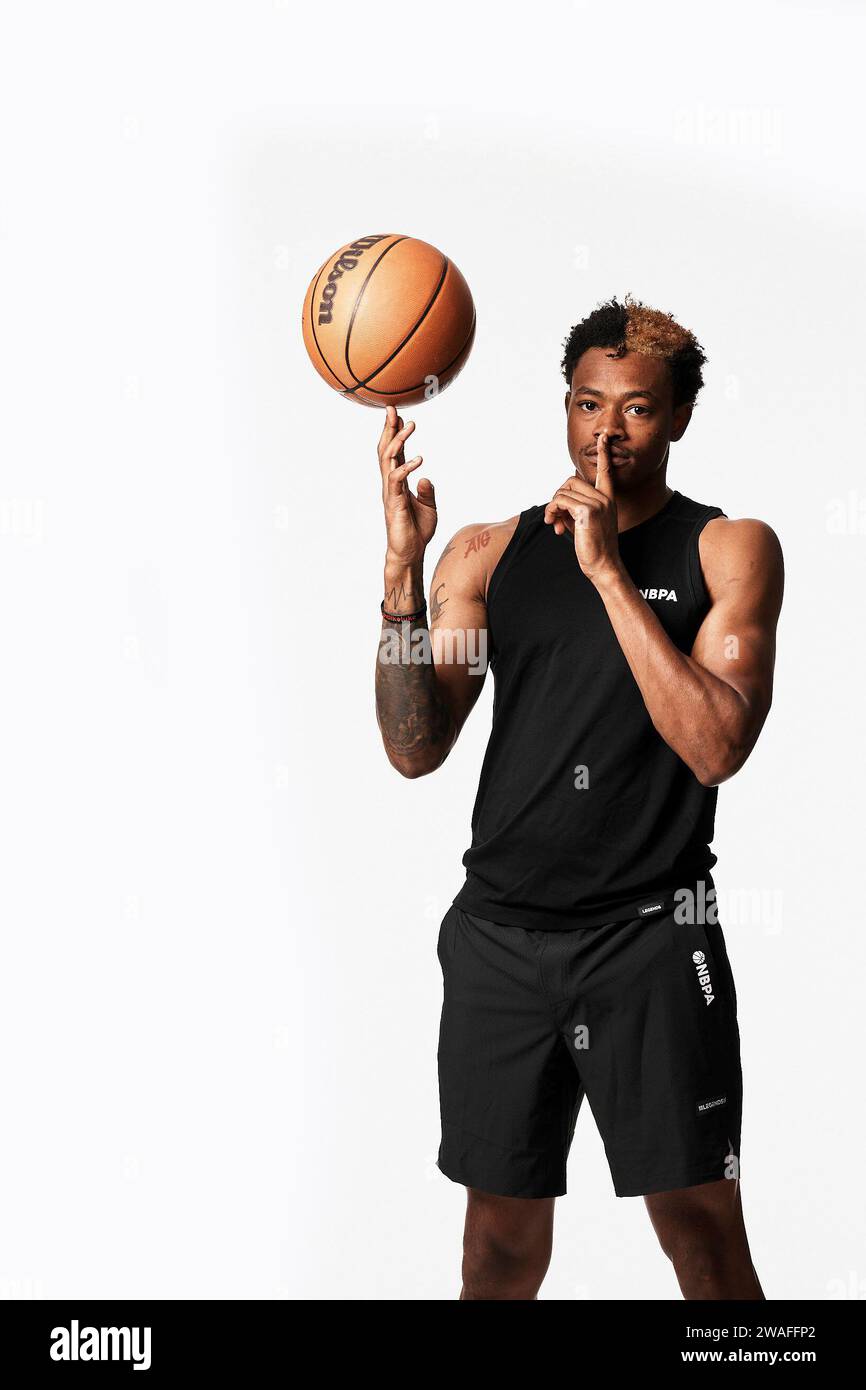 Adonis Arms poses for a portrait on September 26, 2022 in Denver ...