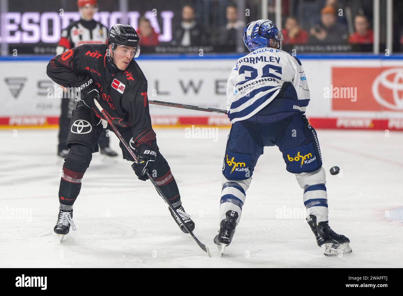 02.01.2024, Lanxess-Arena, Koeln, GER, DEL, Koelner Haie vs Iserlohn ...
