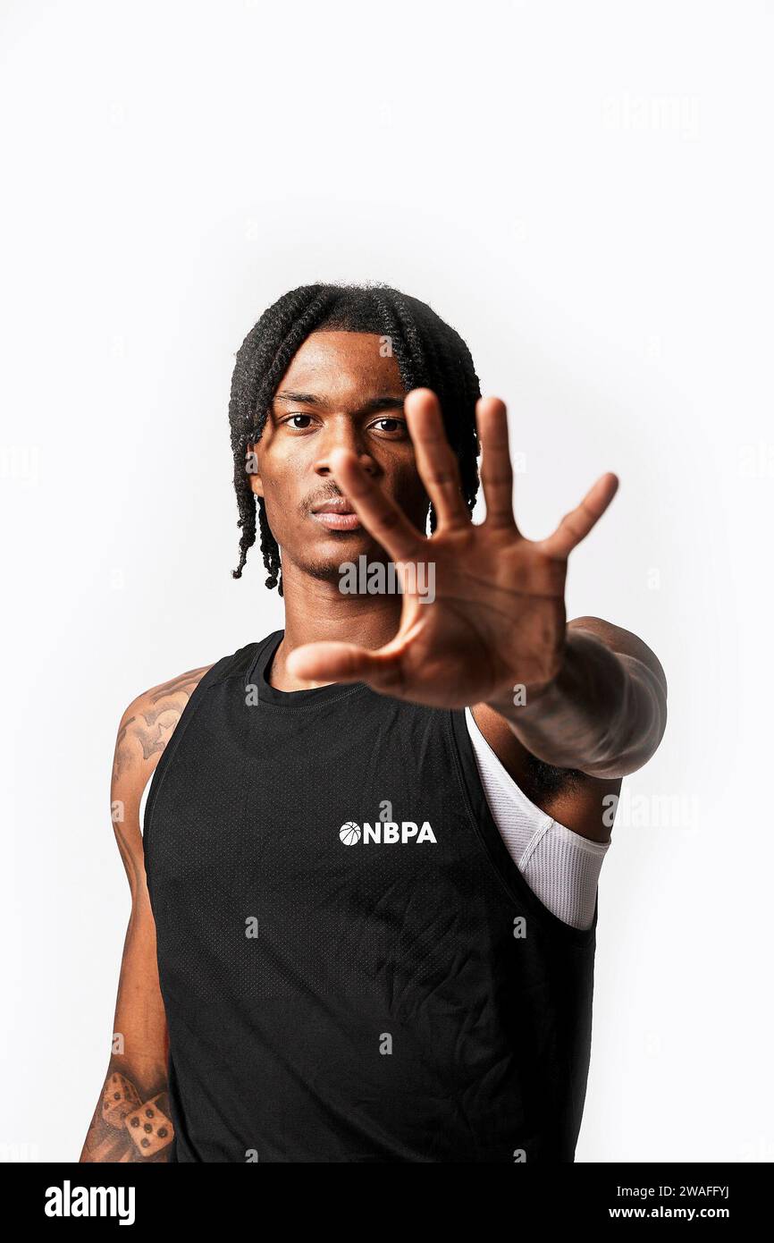 Bones Hyland poses for a portrait on September 26, 2022 in Denver ...