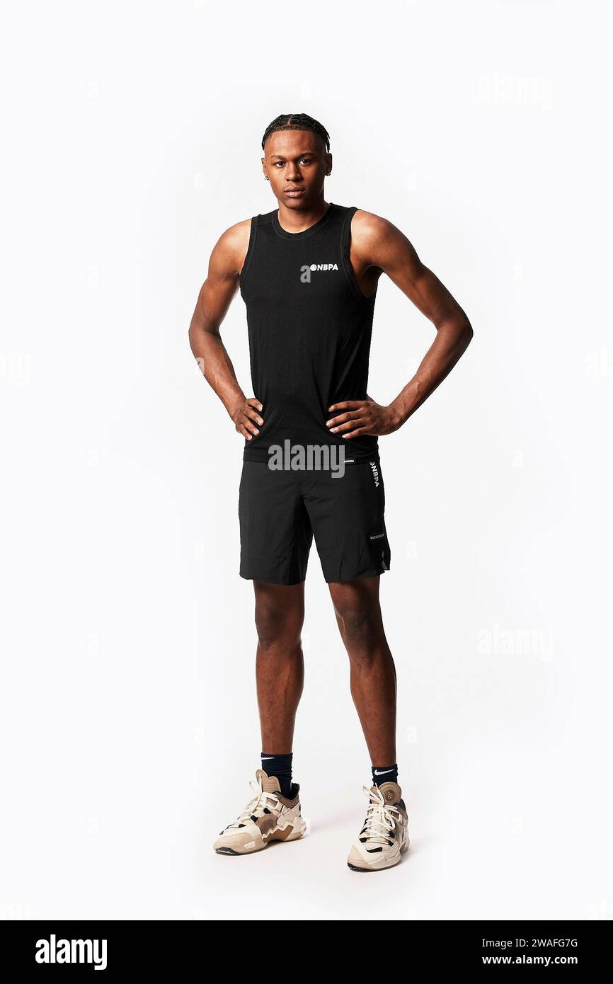 Peyton Watson poses for a portrait on September 26, 2022 in Denver ...