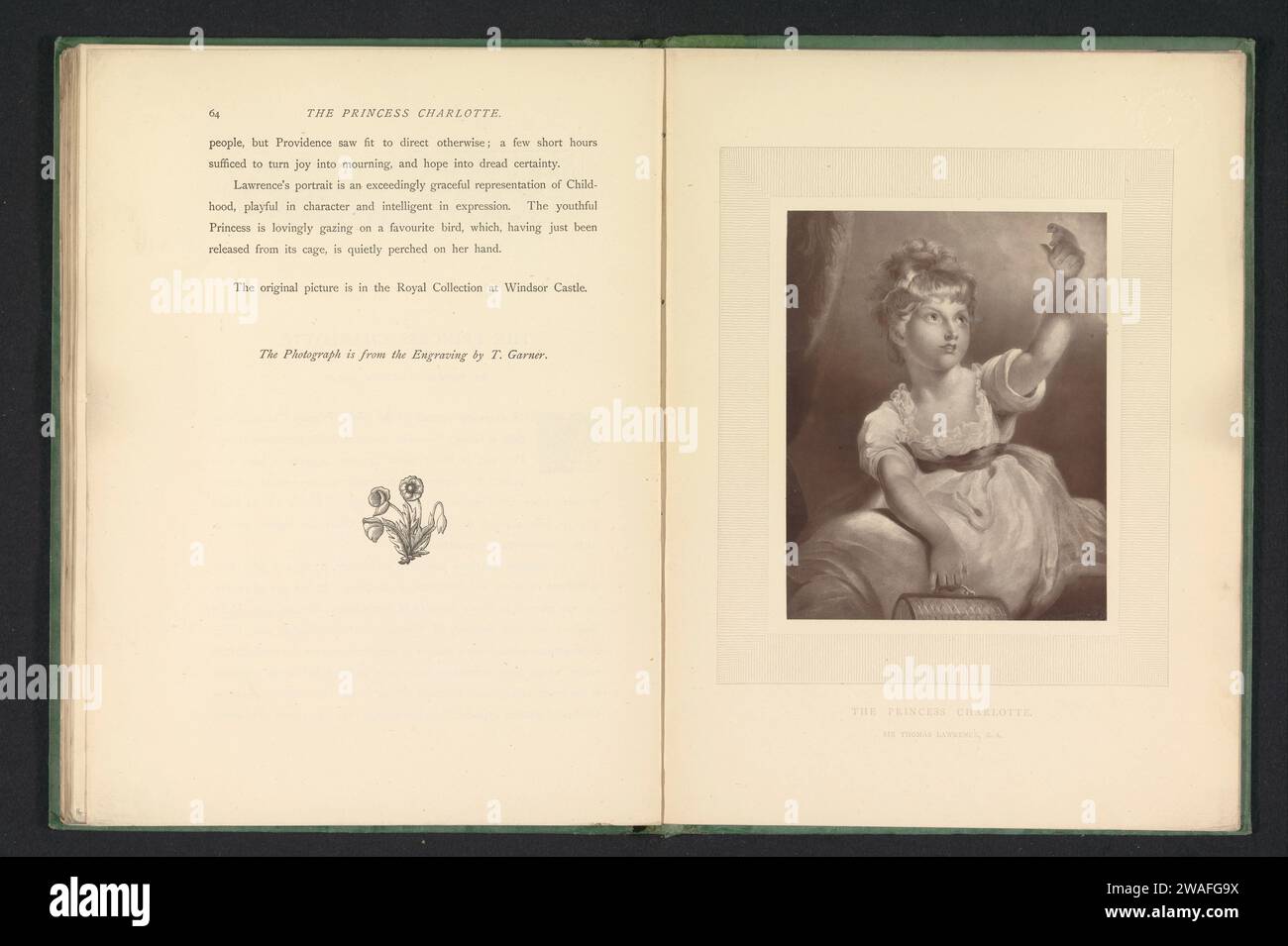 Photo production from a print to a painting by Charlotte Augusta van ...
