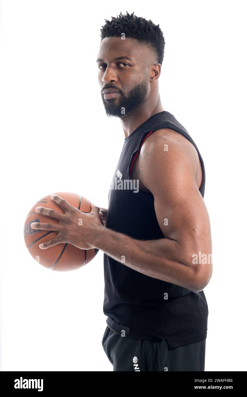 David Nwaba poses for a portrait on September 26, 2022 in Houston ...