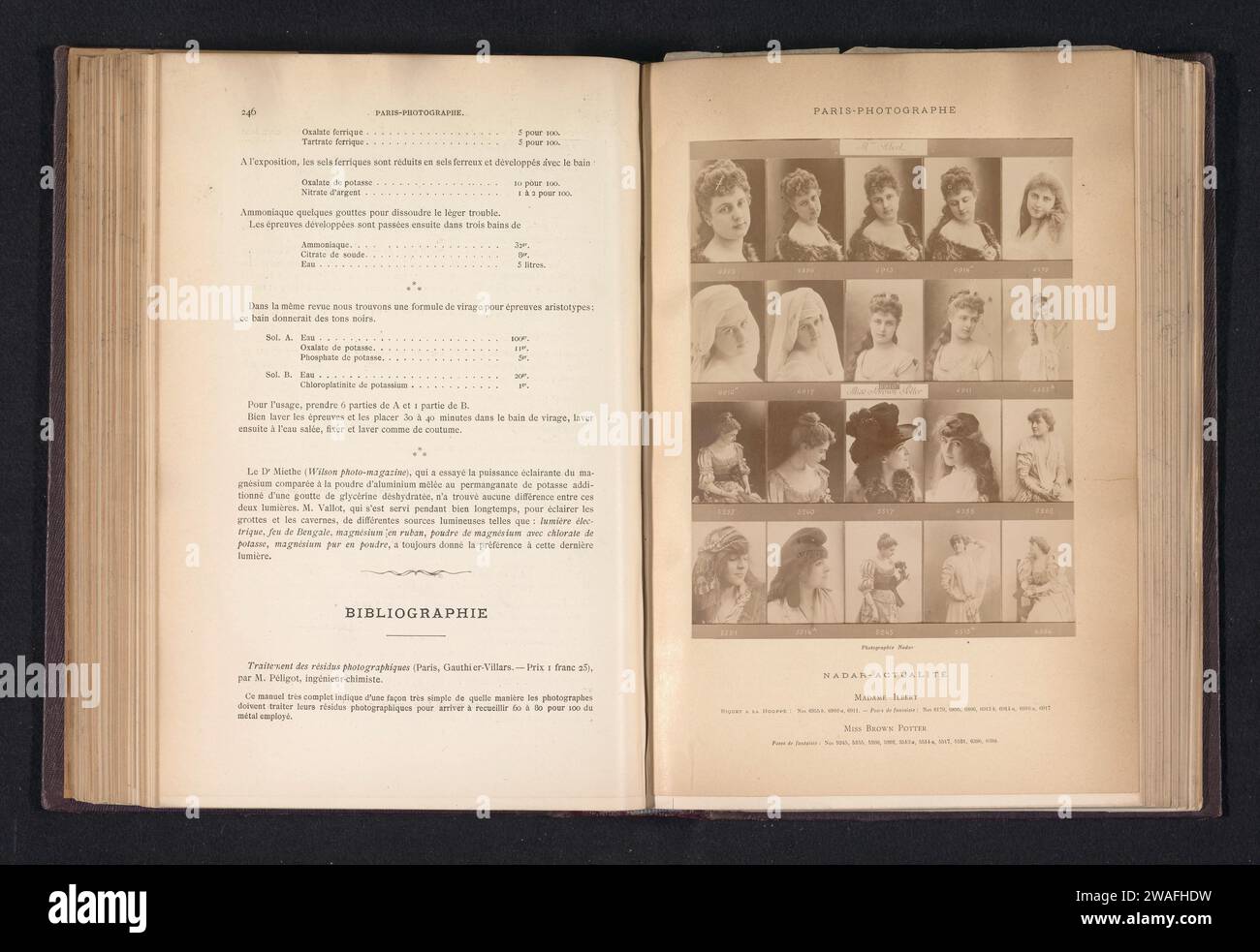 Twenty portraits of Cora Urquhart Brown-Potter and Mrs. Ilbert, Félix ...