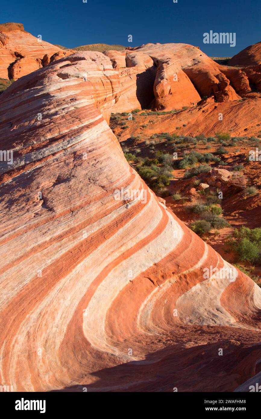 Fire Wave, Valley of Fire State Park, Nevada Stock Photo - Alamy