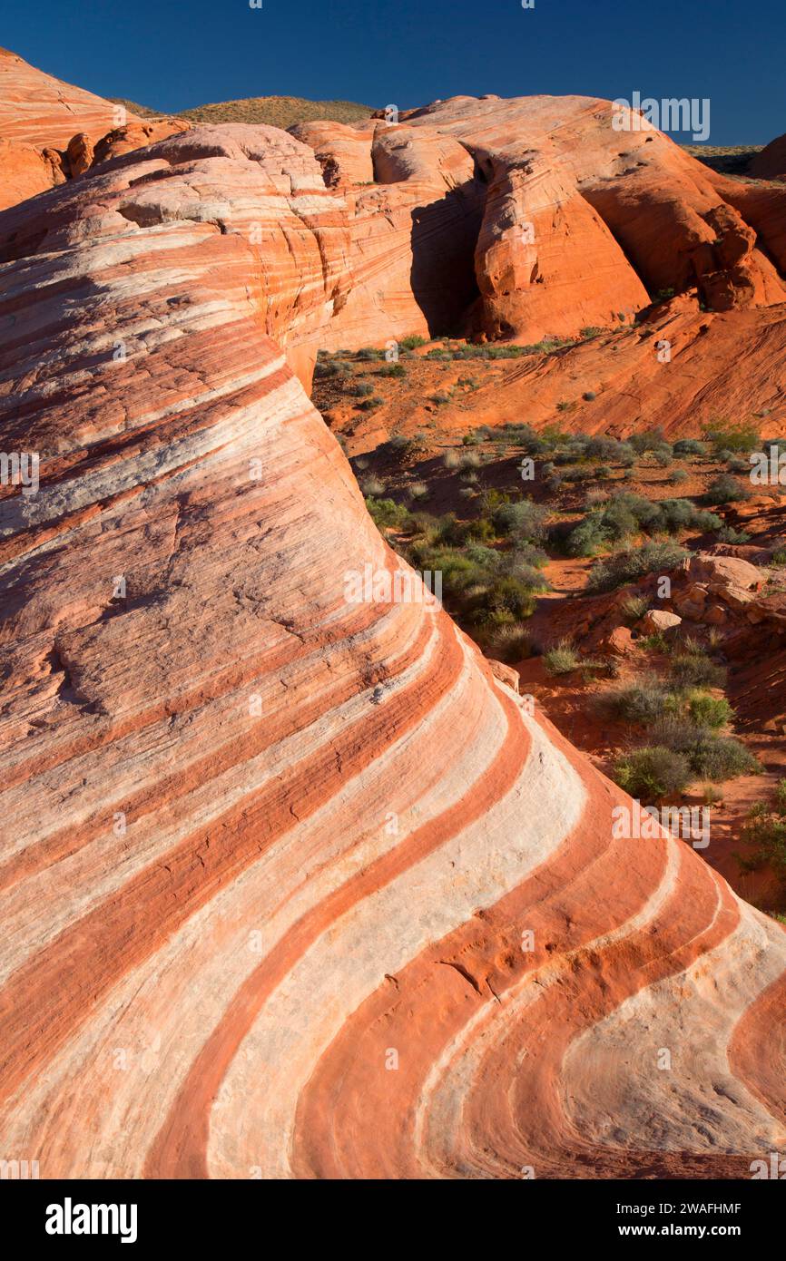 Valley of fire fire wave hike hi-res stock photography and images - Alamy