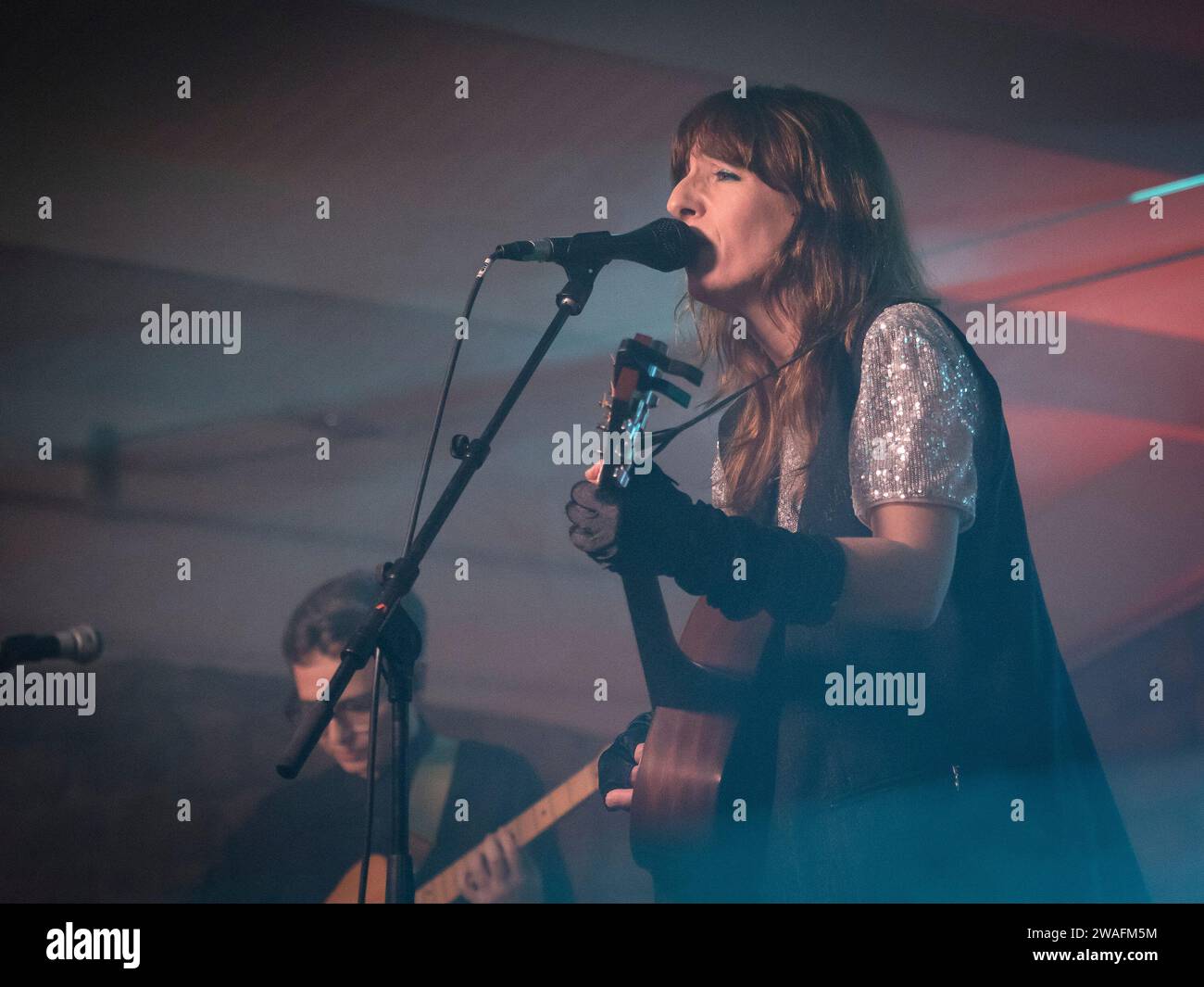 The singer Tulsa during a performance at the Vermú Torero of the Actual ...