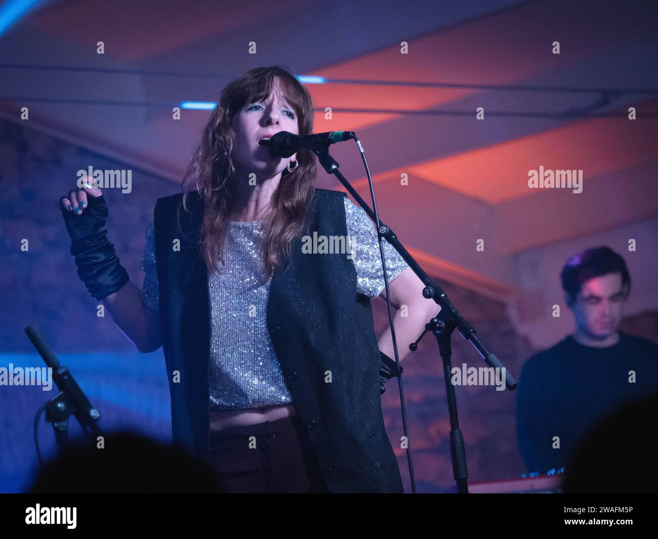 The singer Tulsa during a performance at the Vermú Torero of the Actual ...
