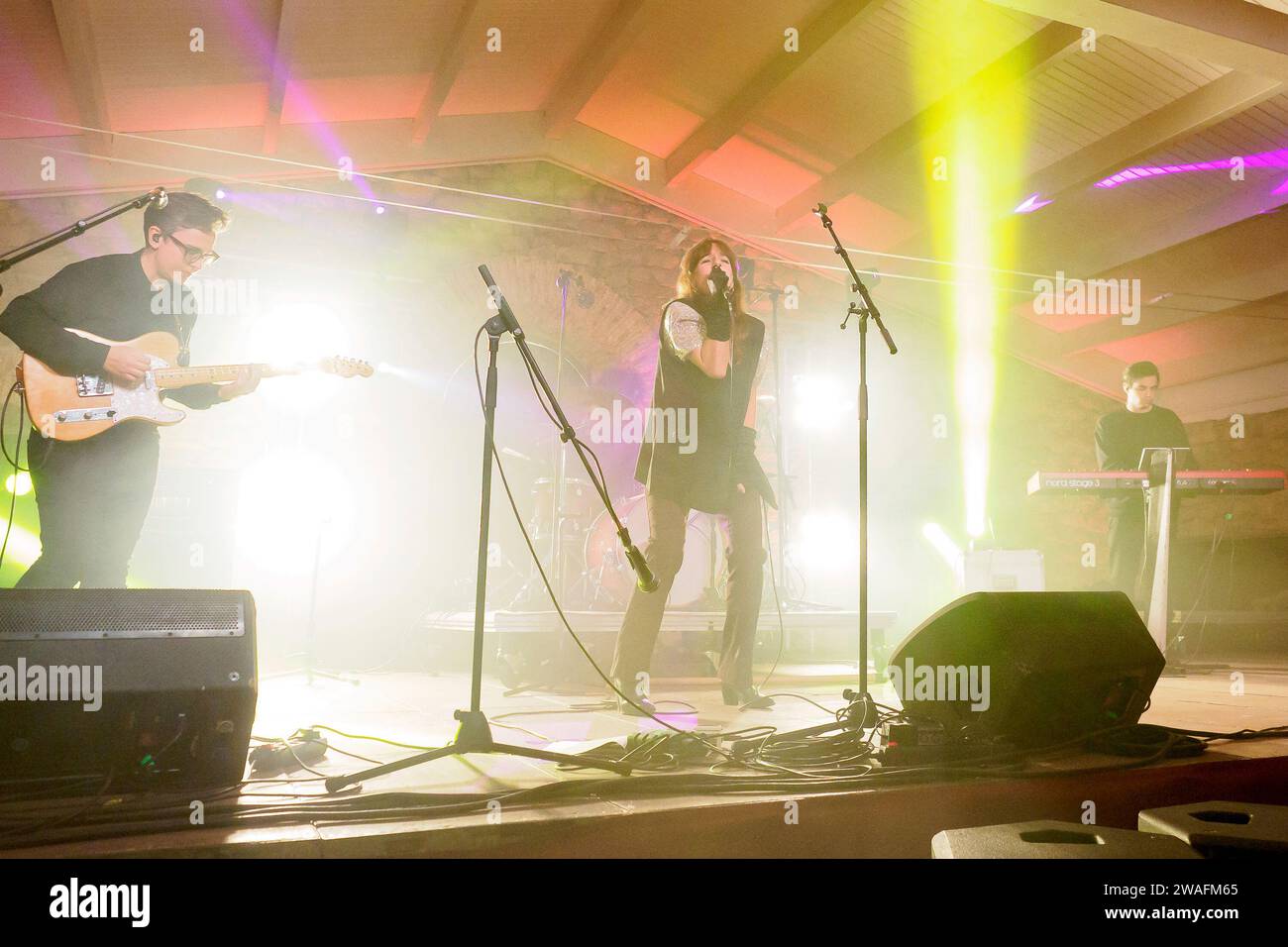 The singer Tulsa during a performance at the Vermú Torero of the Actual ...