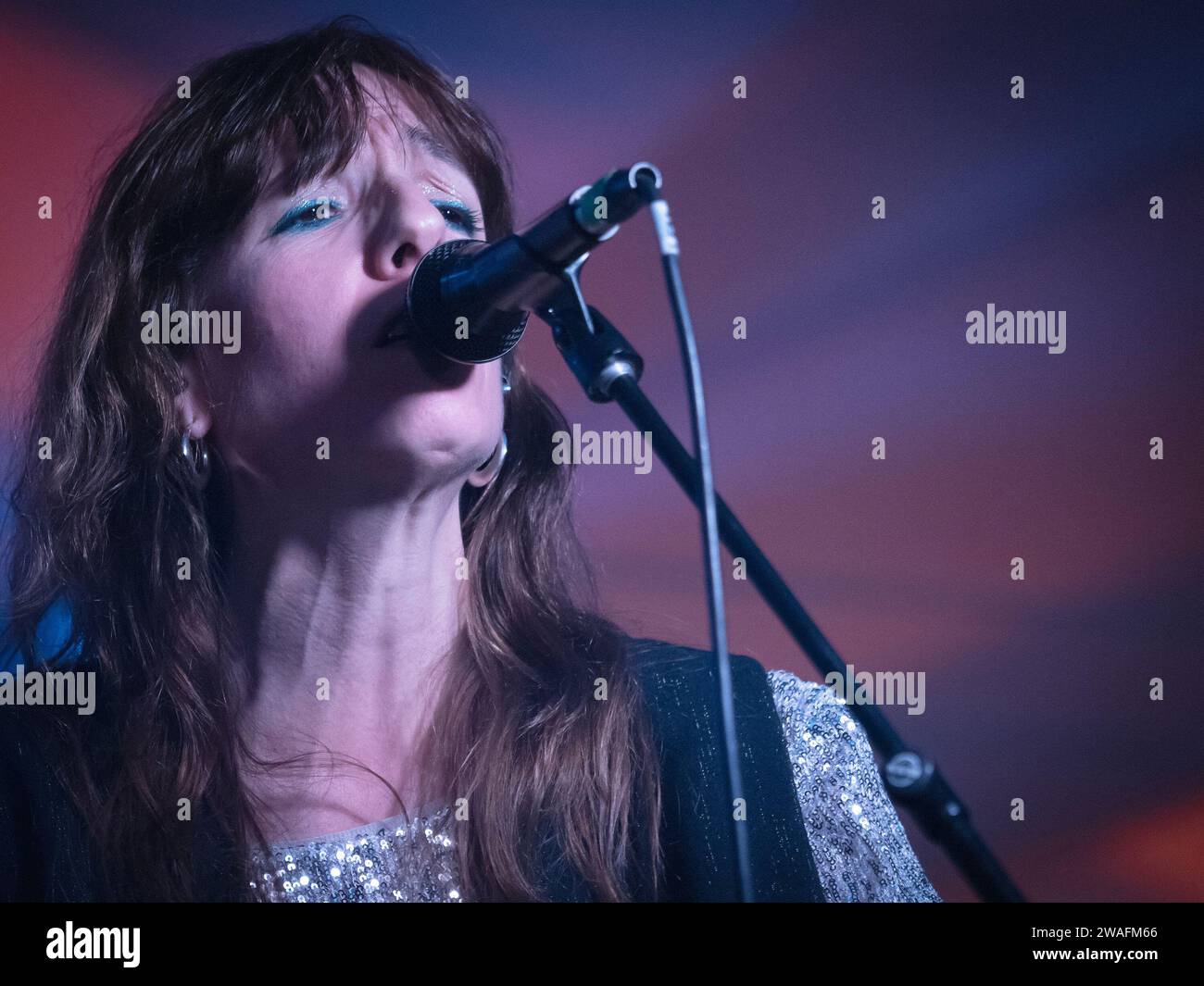 The singer Tulsa during a performance at the Vermú Torero of the Actual ...