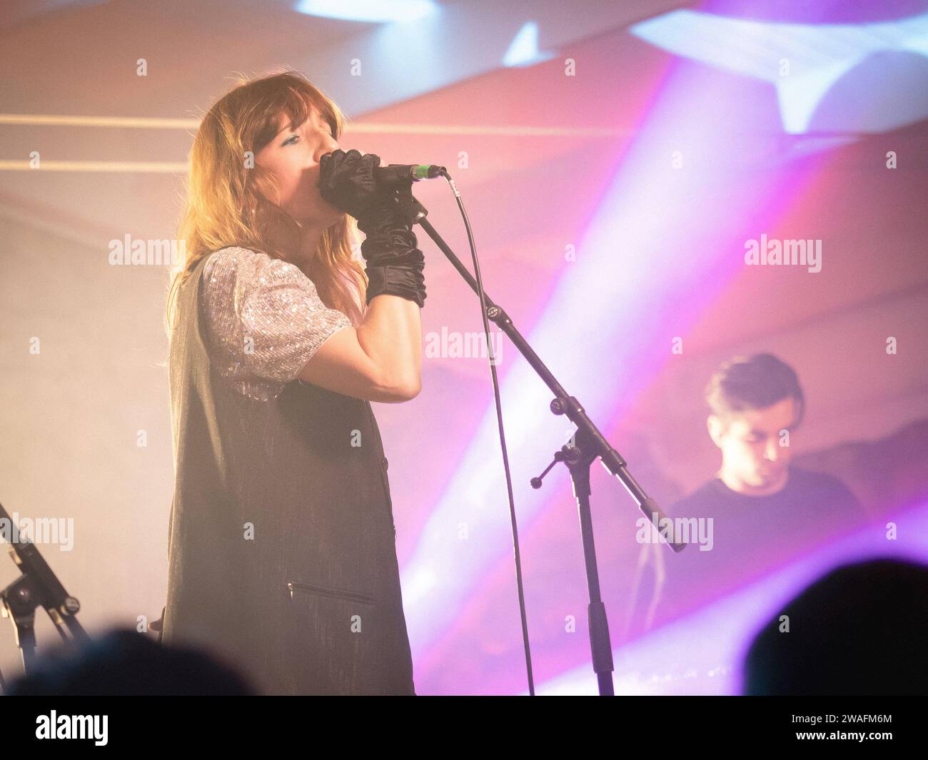 The singer Tulsa during a performance at the Vermú Torero of the Actual ...