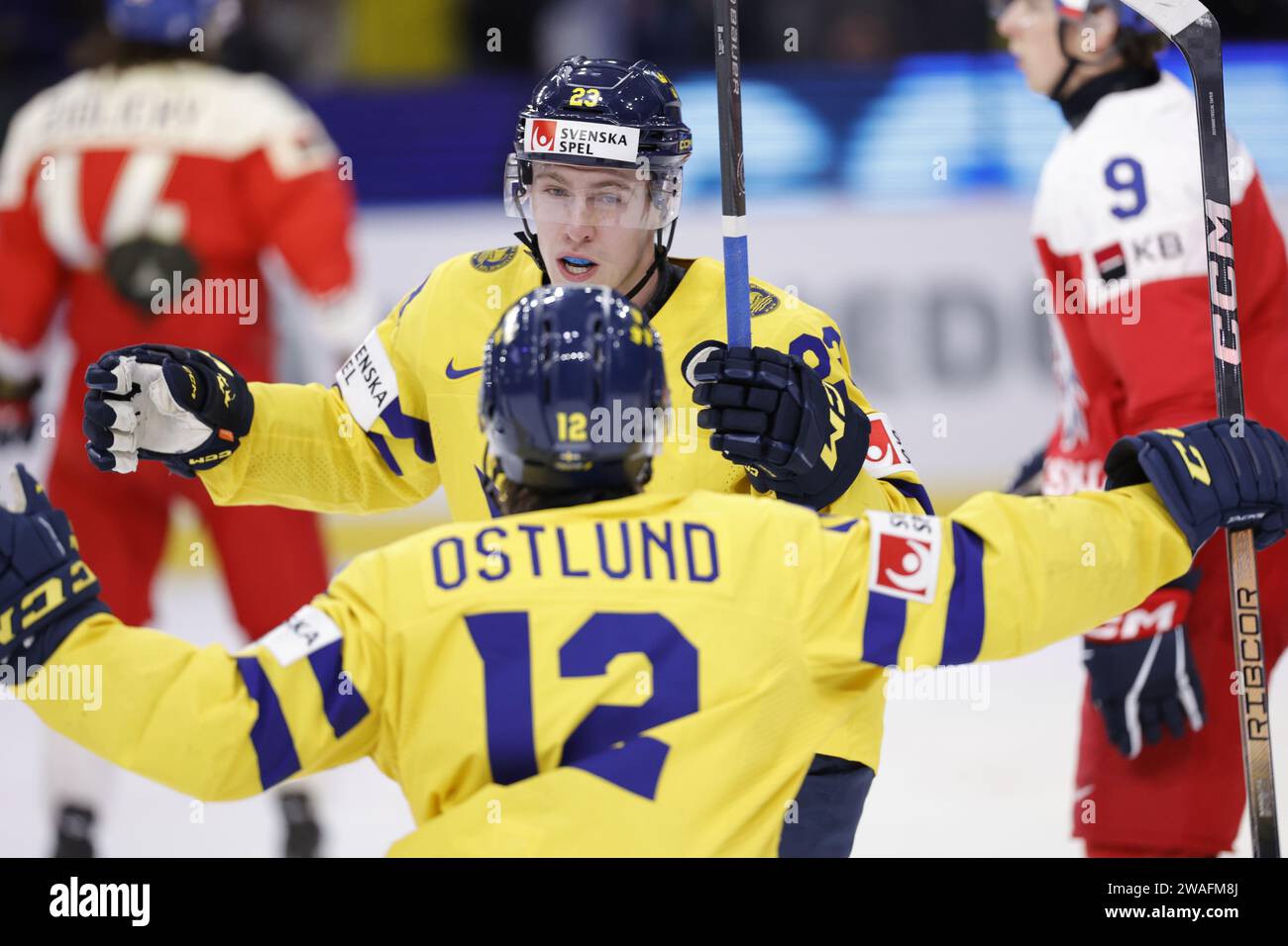GOTHENBURG, SVERIGE 20240104Sweden's Jonathan Lekkerimäki (#23 ...
