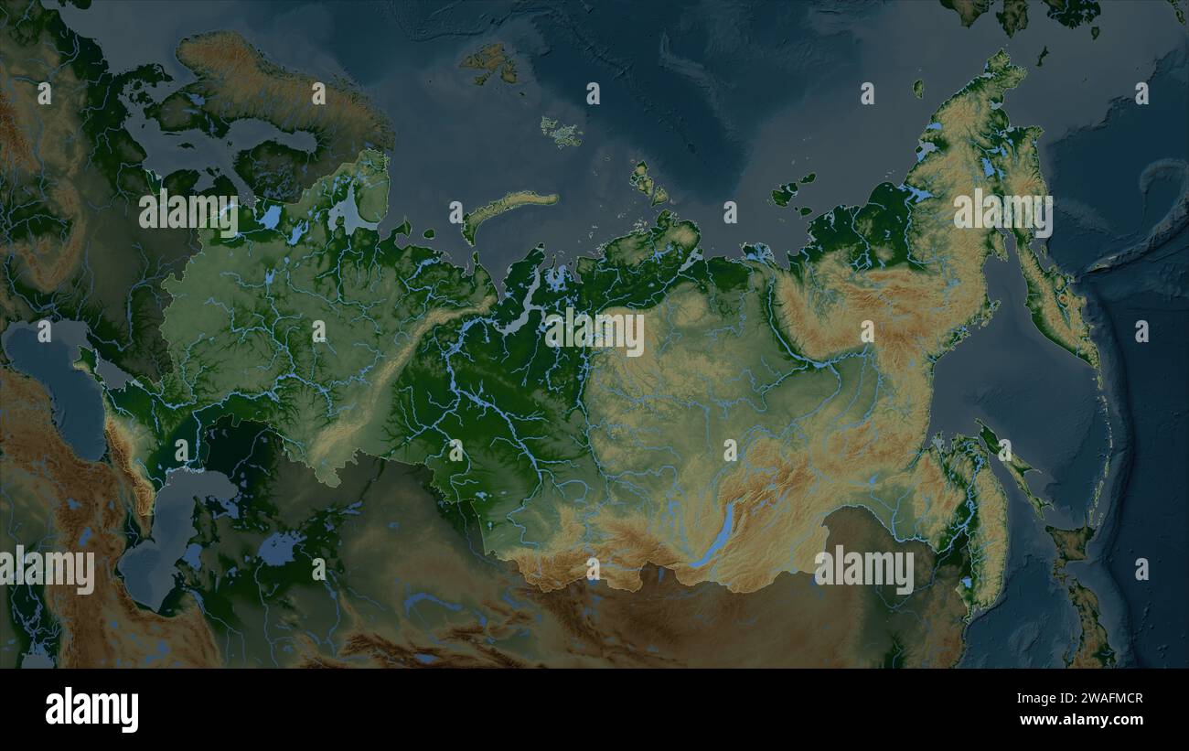 Eurasia physical map hi-res stock photography and images - Alamy