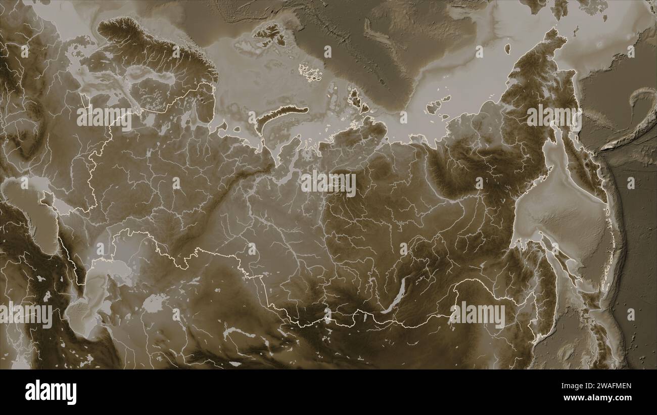 Map of lakes in russia hi-res stock photography and images - Alamy