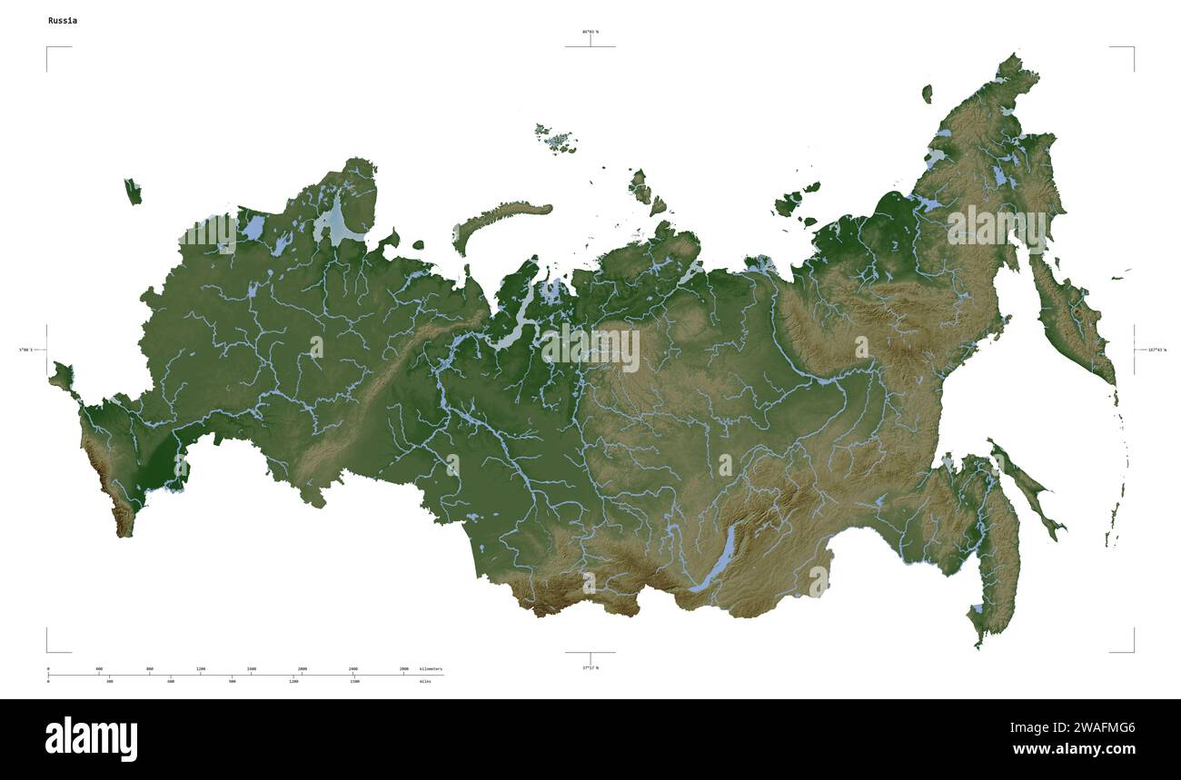 Shape of a Pale colored elevation map with lakes and rivers of the ...