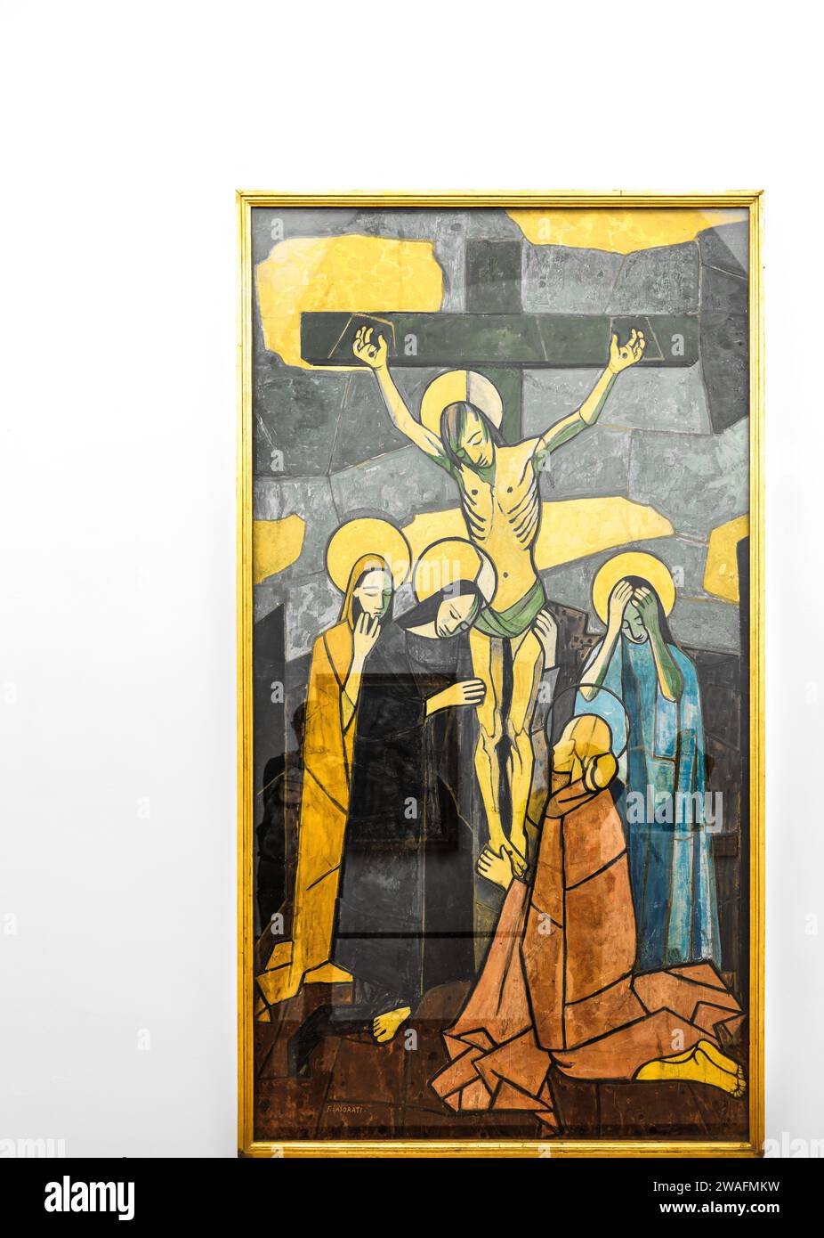 Crucifixion' by Felice Casorati, Vatican museum, Vatican city, Rome ...