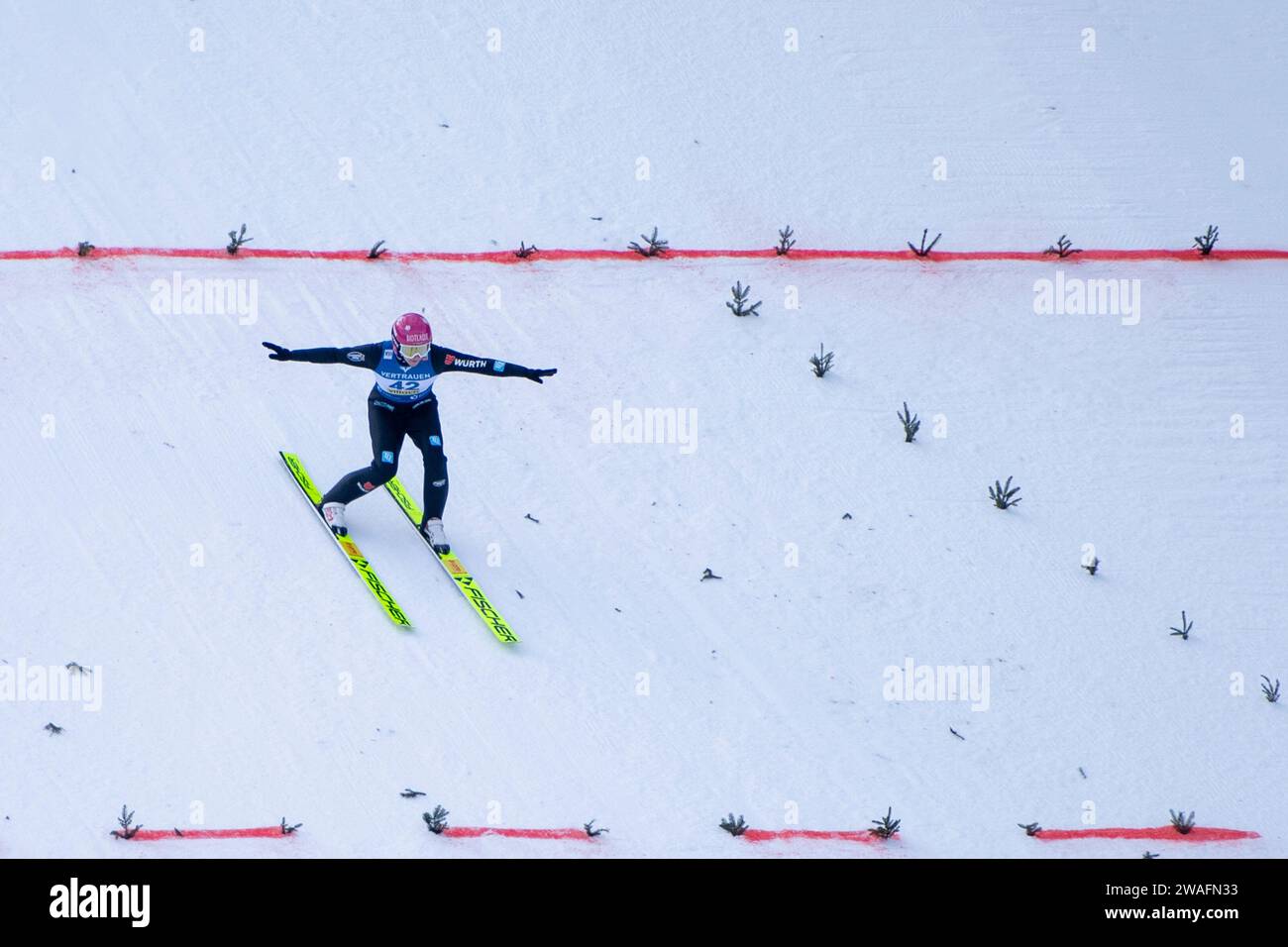 Anna Rupprecht (Deutschland) bei der Landung, AUT, FIS Viessmsann ...