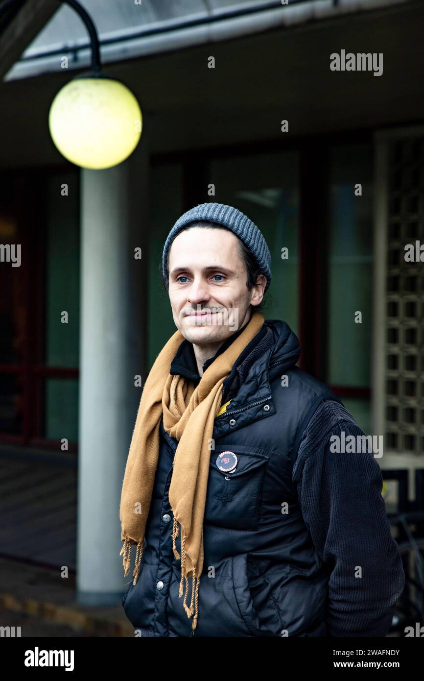 Dreharbeiten für die neue ZDF Neo Serie KraNK in der Räumlichkeiten der ...