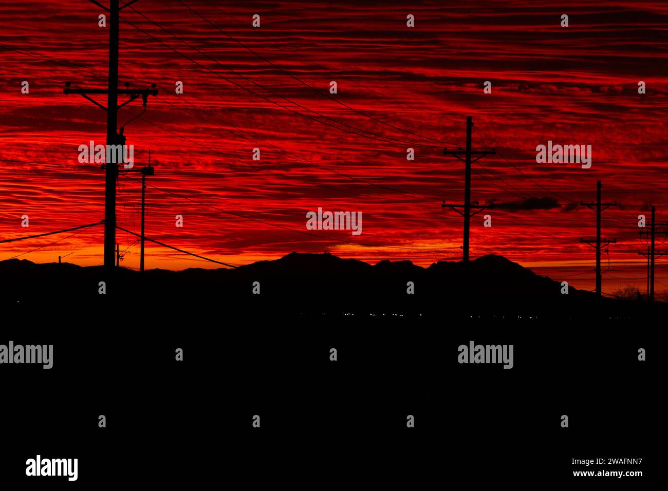 Southern Arizona 2024 Sunset Stock Photo - Alamy