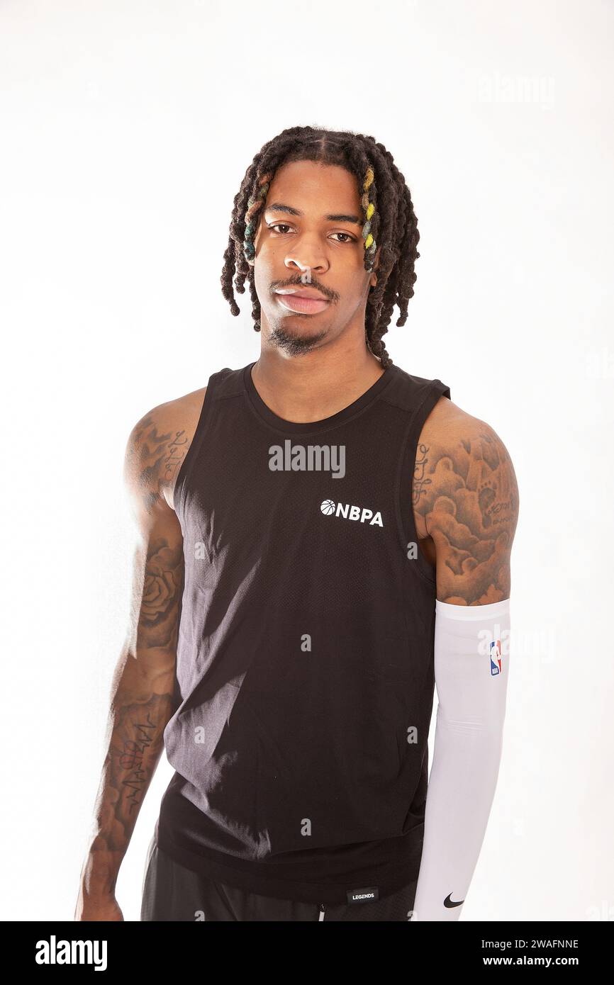 Ja Morant poses for a portrait on September 26, 2022 in Memphis ...