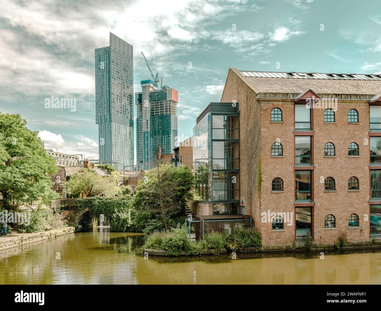 Scenic view of Beetham Tower, a 47 storey mixed use skyscraper in ...
