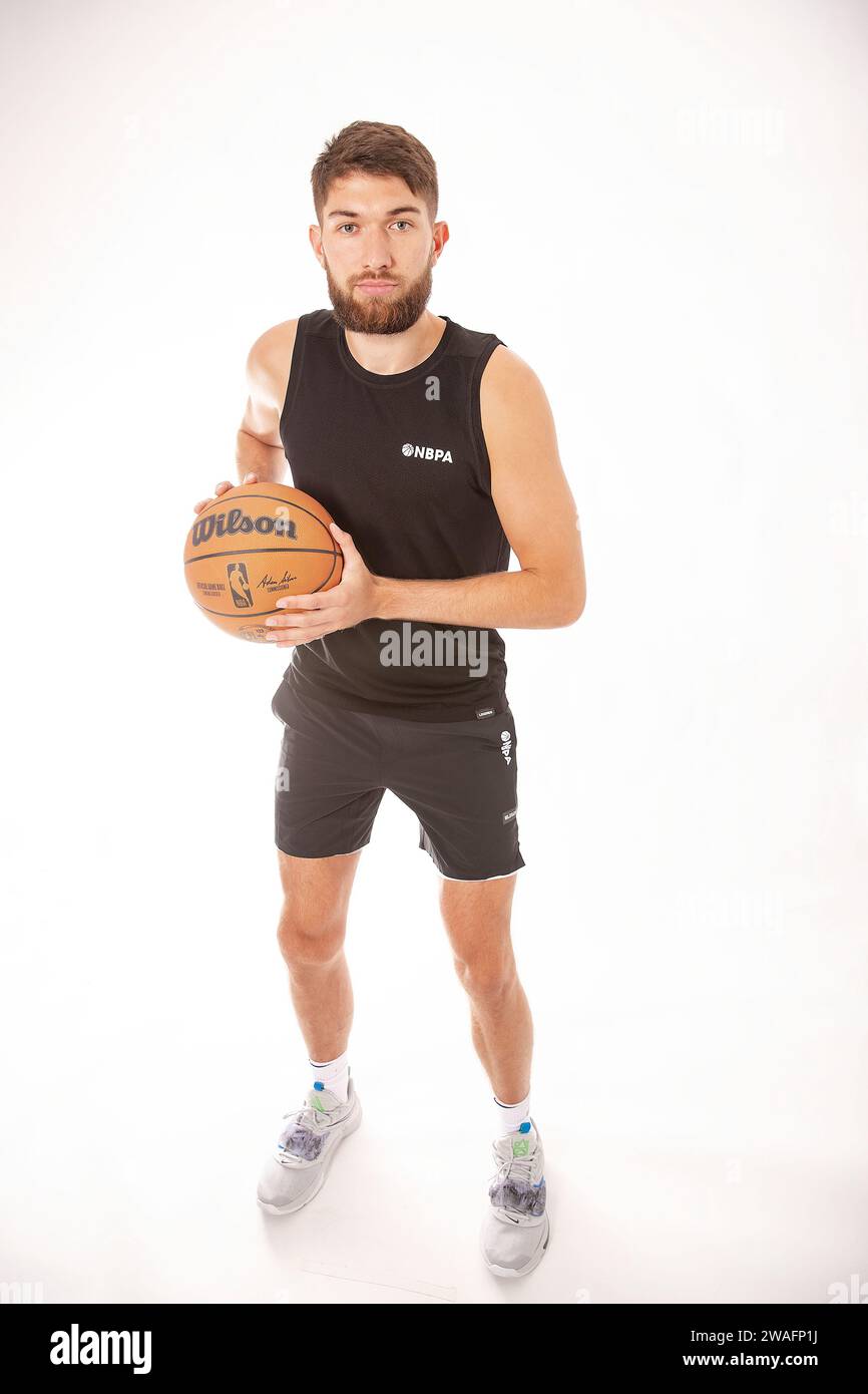 Killian Tillie poses for a portrait on September 26, 2022 in Memphis ...