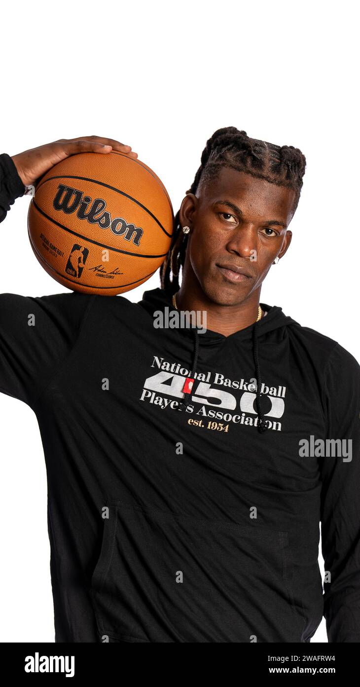 Jimmy Butler poses for a portrait on September 26, 2022 in Miami ...