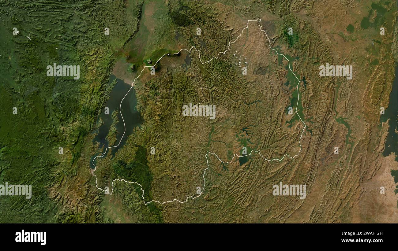 Map satellite geography rwanda hi-res stock photography and images - Alamy