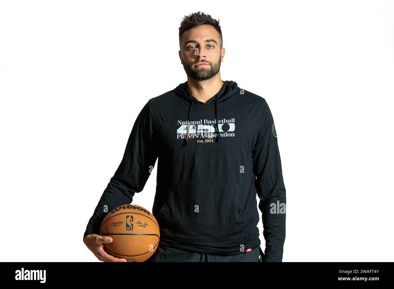 Max Strus poses for a portrait on September 26, 2022 in Miami, Florida ...