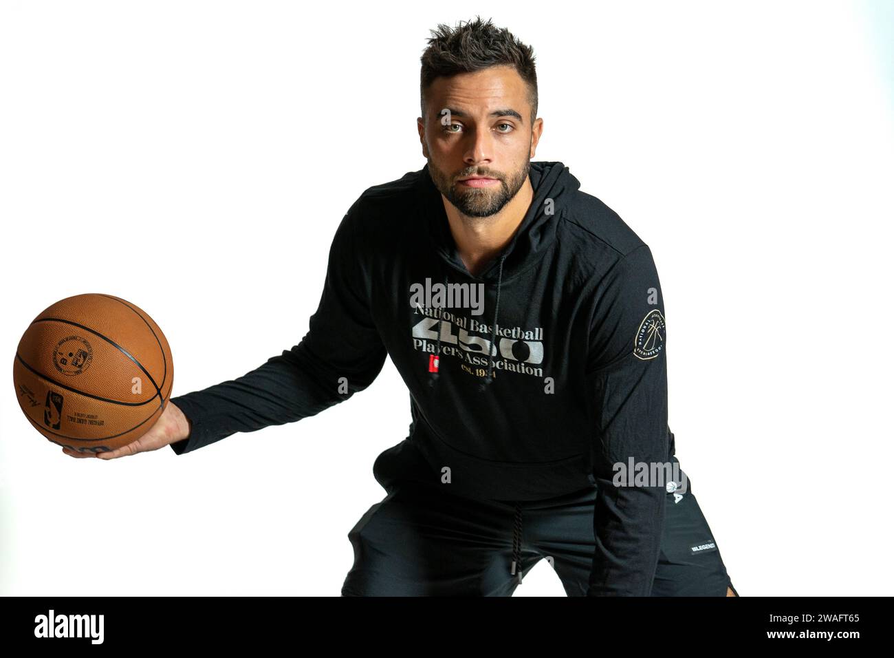 Max Strus poses for a portrait on September 26, 2022 in Miami, Florida ...
