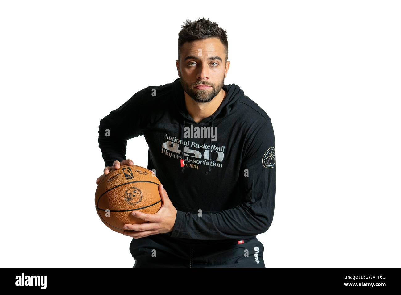 Max Strus poses for a portrait on September 26, 2022 in Miami, Florida ...
