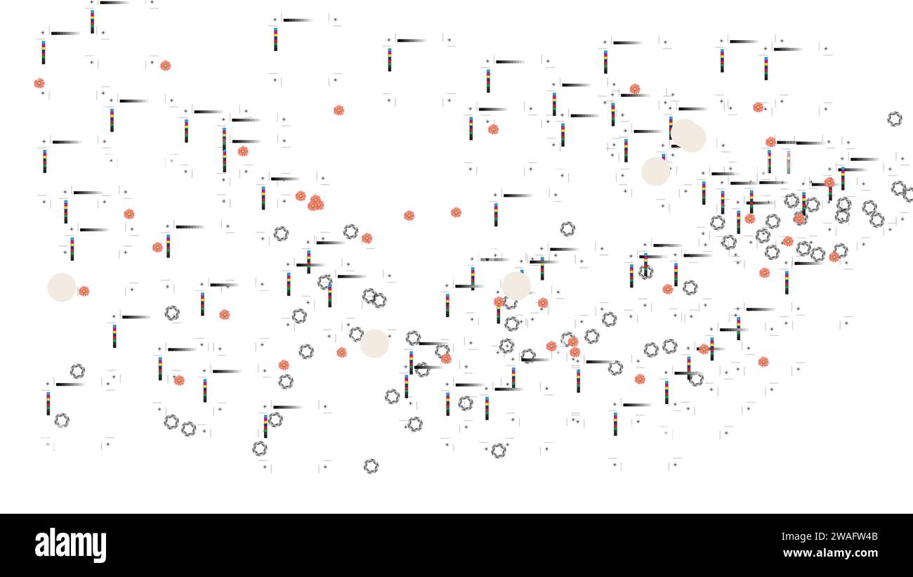 Magic gold vector background Cut Out Stock Images & Pictures - Alamy