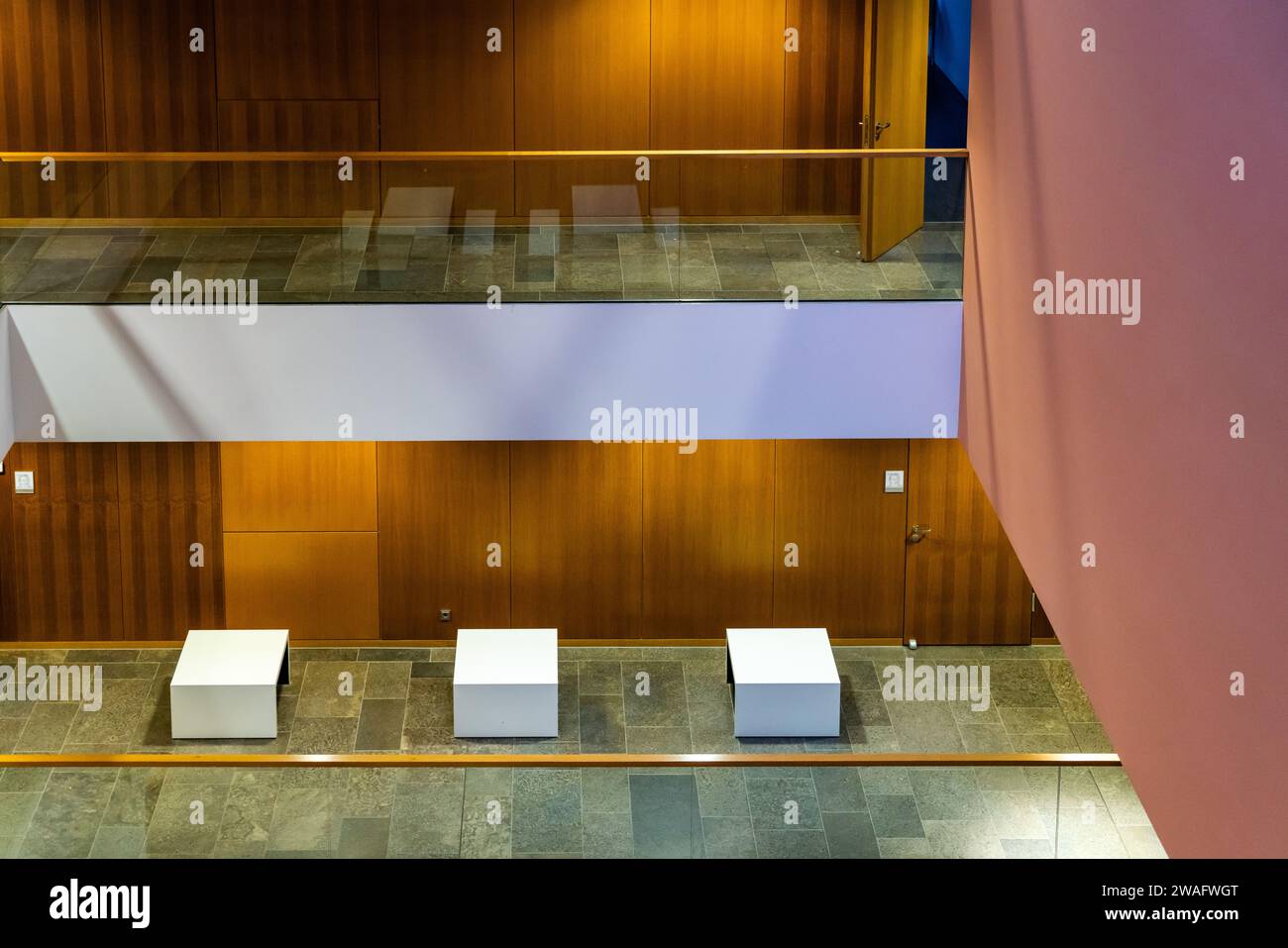 Staircase In A Seminar Building Of The Goethe University Frankfurt ...