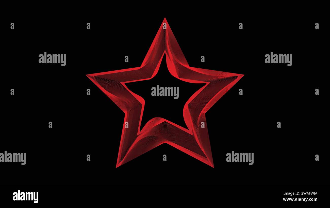 abstract circle lines wavy in round frames colorful spectrum light ...