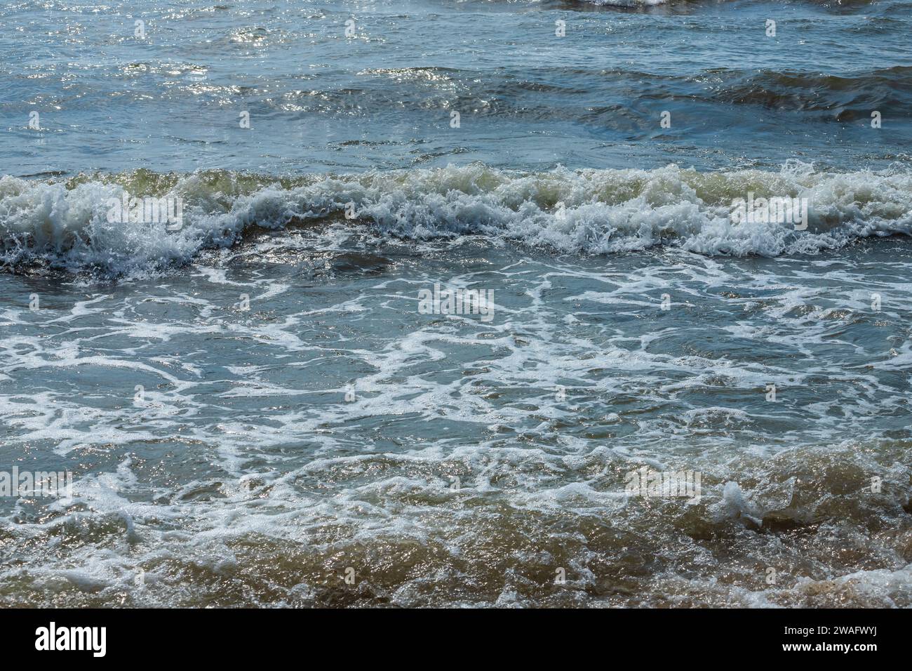 Beach sea foam spray hi-res stock photography and images - Alamy