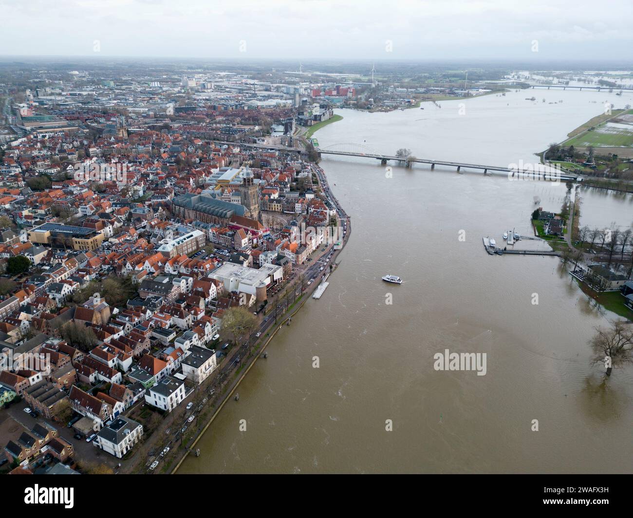 River landscape near deventer hi-res stock photography and images - Alamy