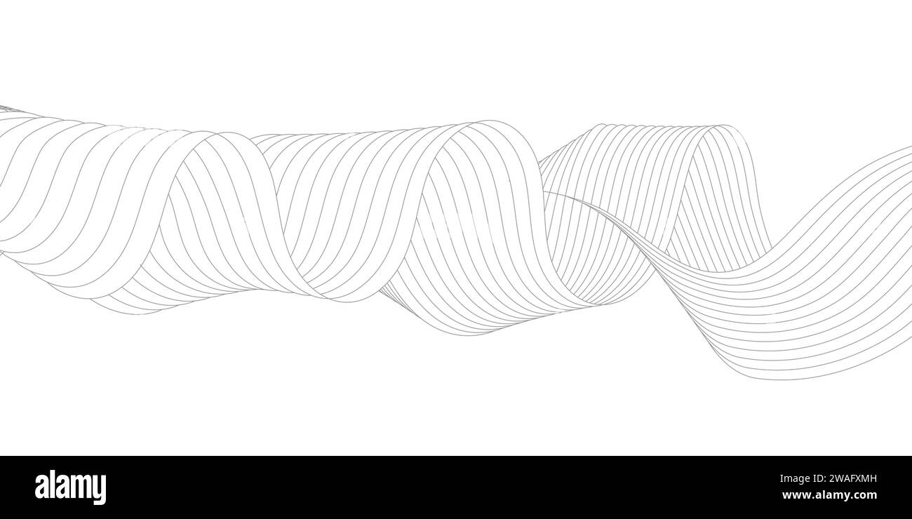 An abstract wave. An element of the sound track design, frequency ...