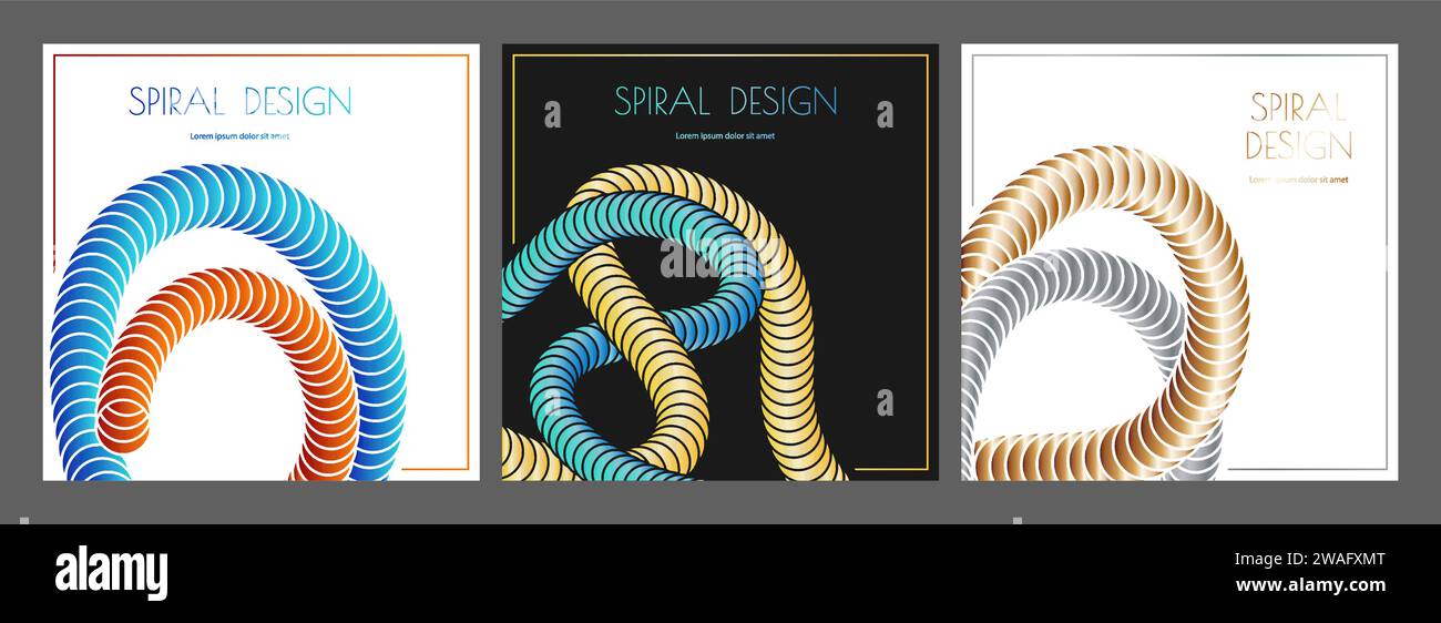 A colorful spiral. A design template for the design of a cover, banner ...