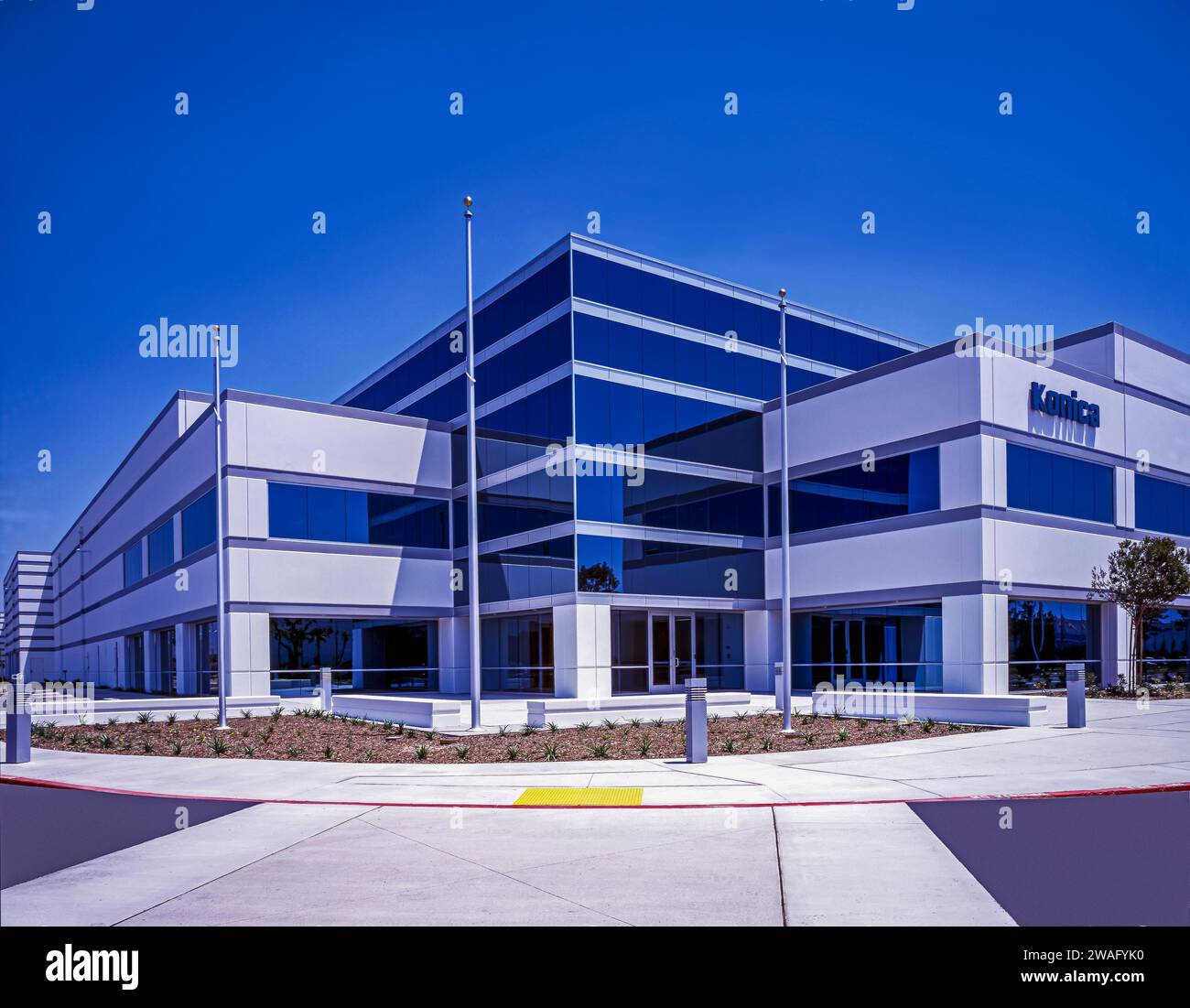 New construction of the Konica Building in Westminster, California from ...