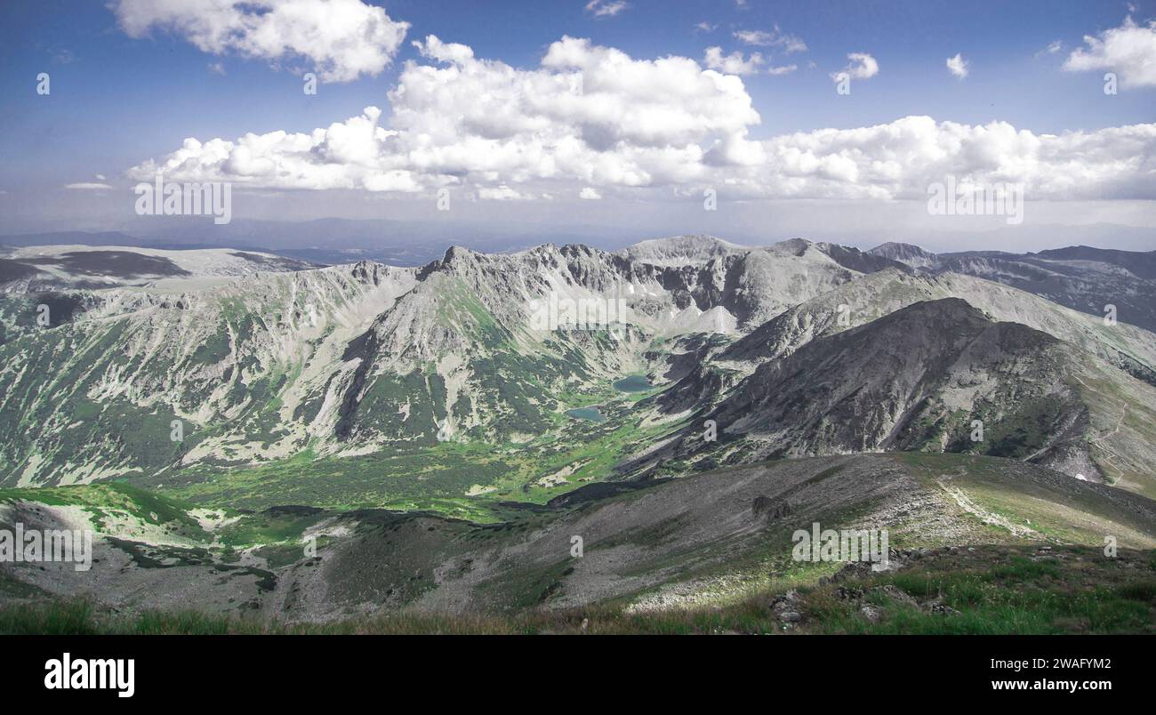 Rila Mountain, from Musala peak Stock Photo - Alamy