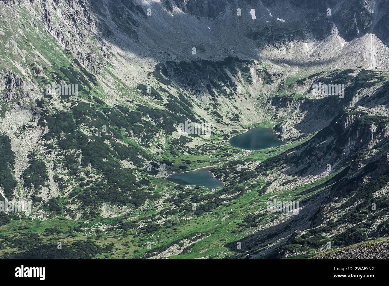Rila Mountain, from Musala peak Stock Photo - Alamy