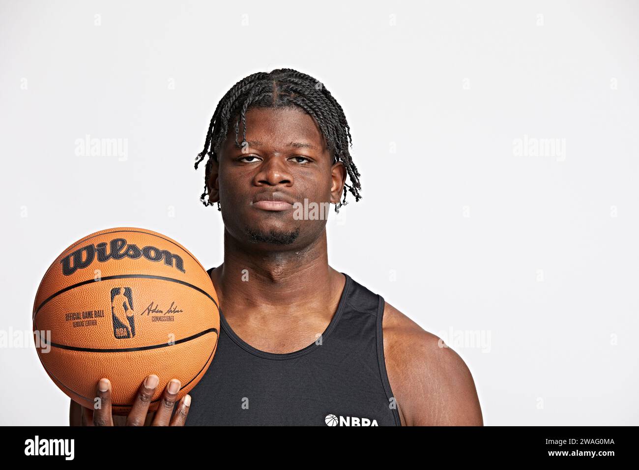 Mo Bamba poses for a portrait on September 26, 2022 in Orlando, Florida ...