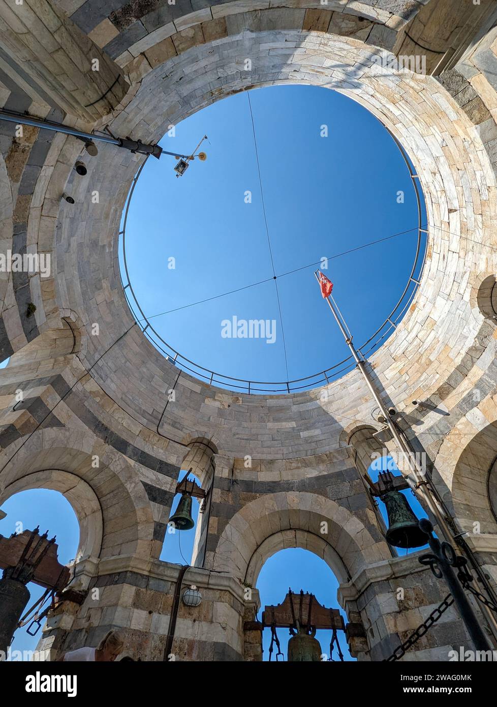 Inside the leaning tower of pisa hi-res stock photography and images ...