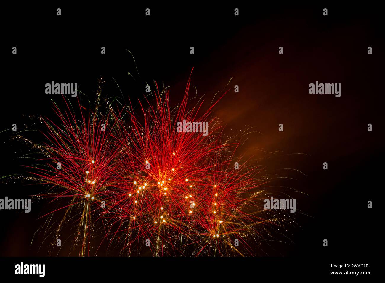 Colourful fireworks against night sky hi-res stock photography and ...