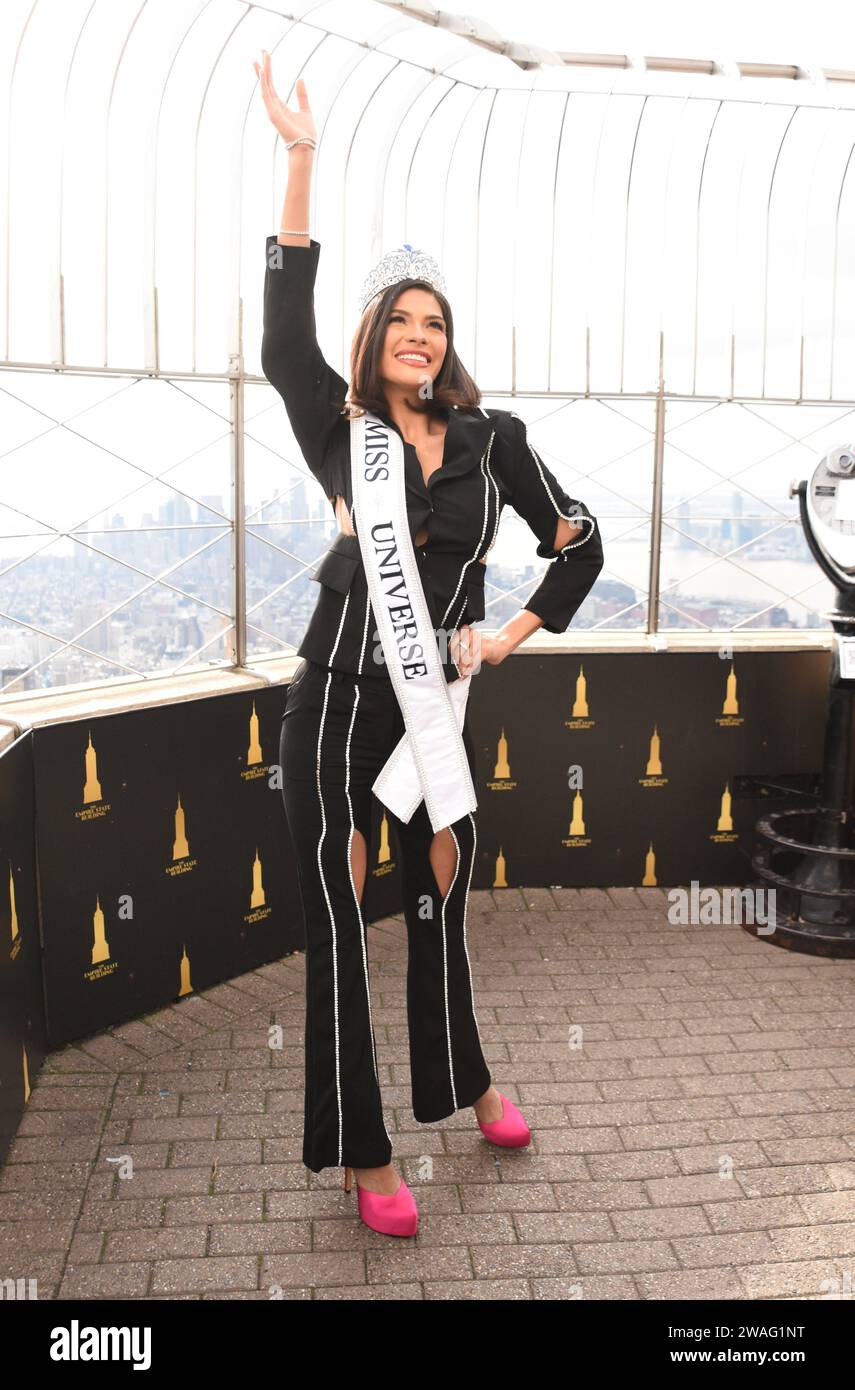 New York, NY, USA. 4th Jan, 2024. 72nd Miss Universe winner, Sheynnis ...